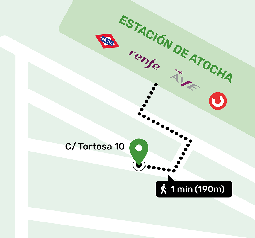 Map of Atocha | Estación Tren